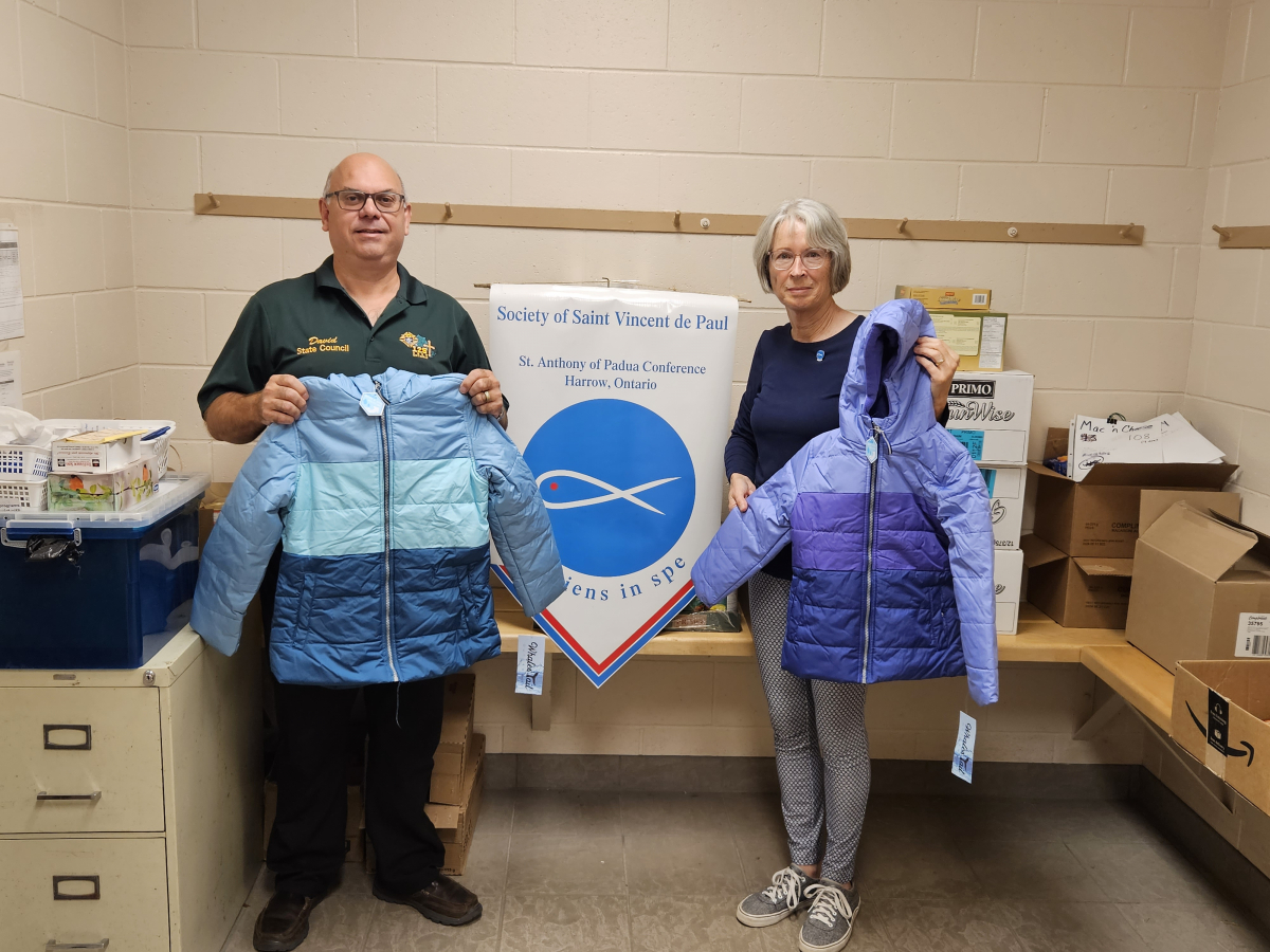 Coats for Kids donation to Society of Saint Vincent de Paul – Ontario ...